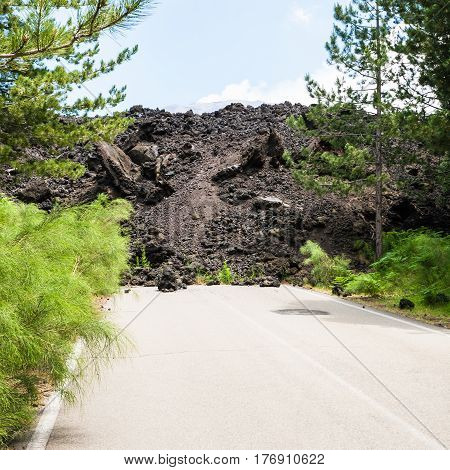 Hardened Lava Flow On Image & Photo (Free Trial) | Bigstock