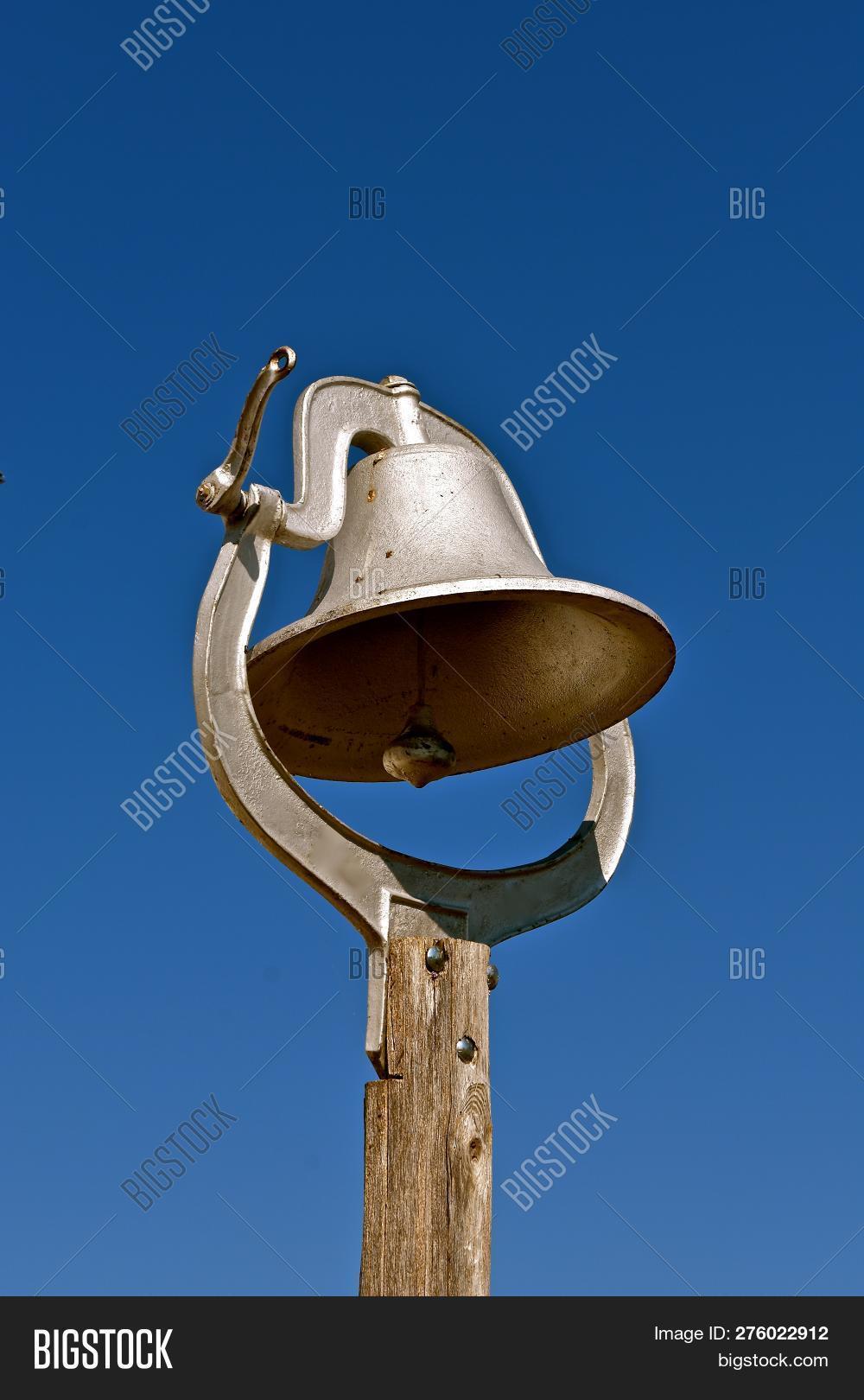 Old Bell On Post Once Image & Photo (Free Trial) | Bigstock