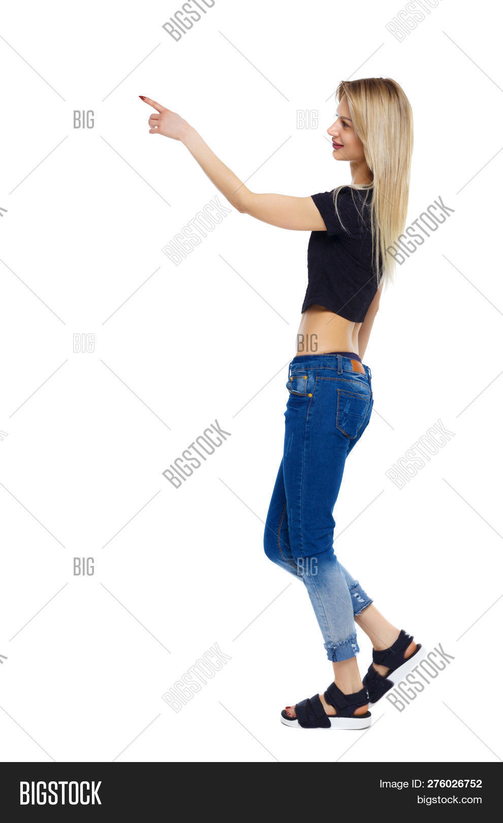 Imagen y foto Side View Girl (prueba gratis) | Bigstock