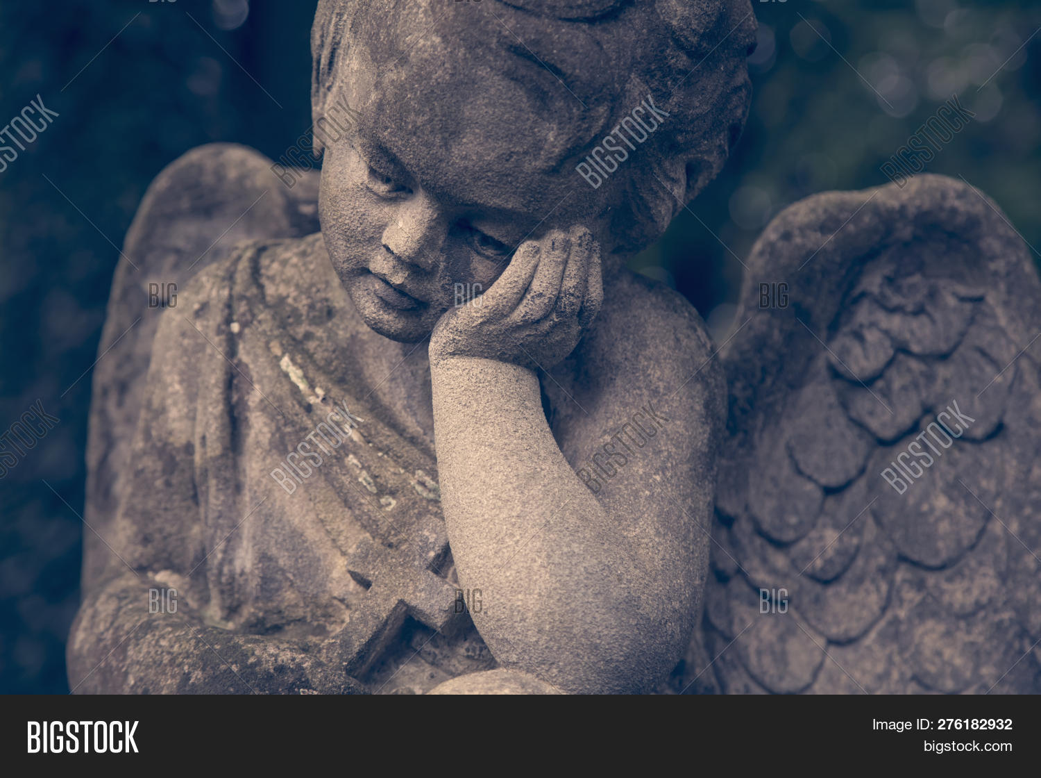 Sad Angel Symbol Pain Image & Photo (Free Trial) | Bigstock