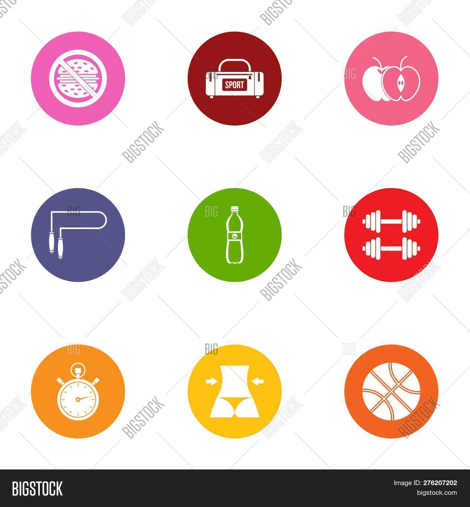 Workload Icons Set. Image & Photo (Free Trial) | Bigstock