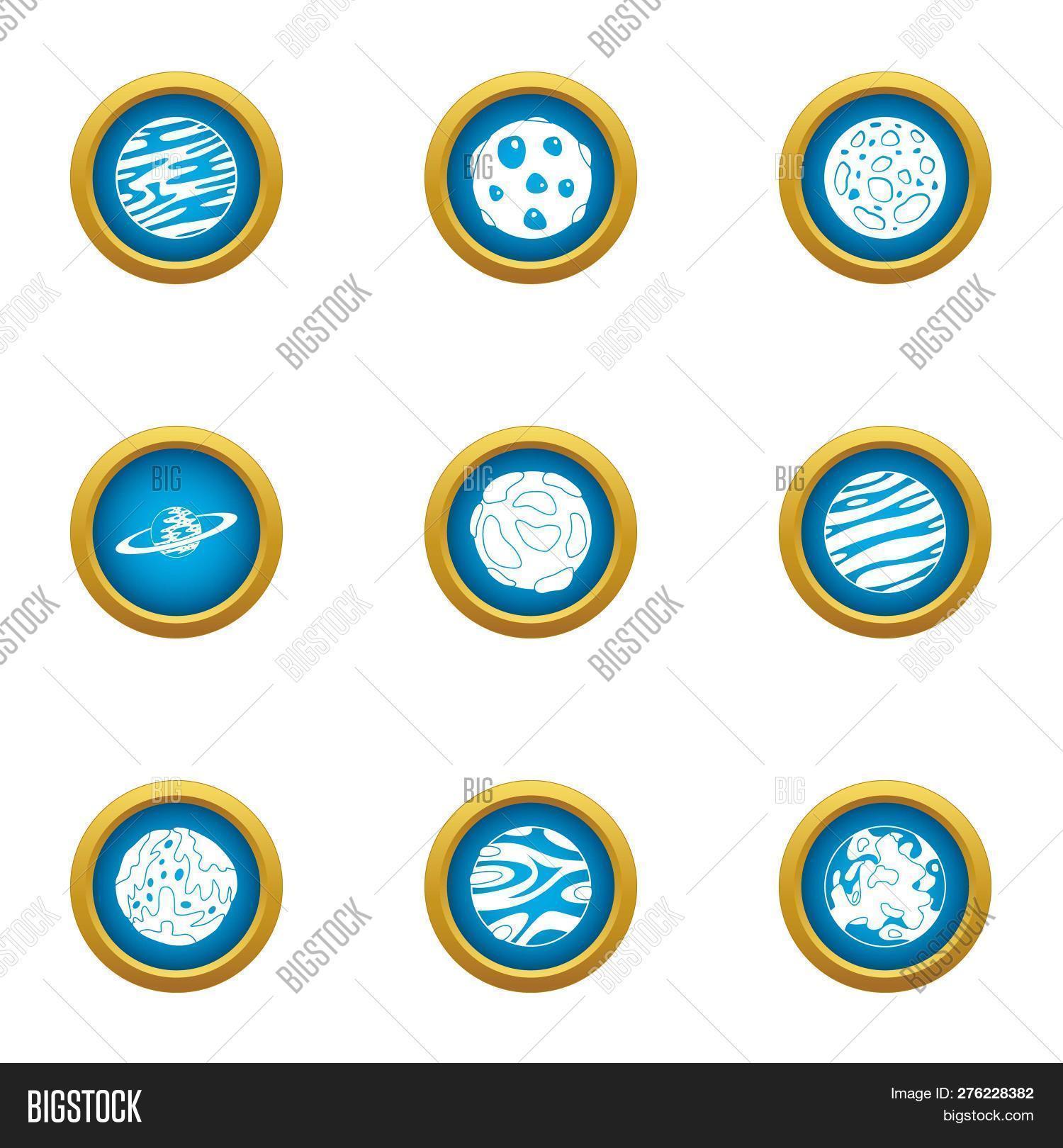 Macrocosm Icons Set. Image & Photo (Free Trial) | Bigstock