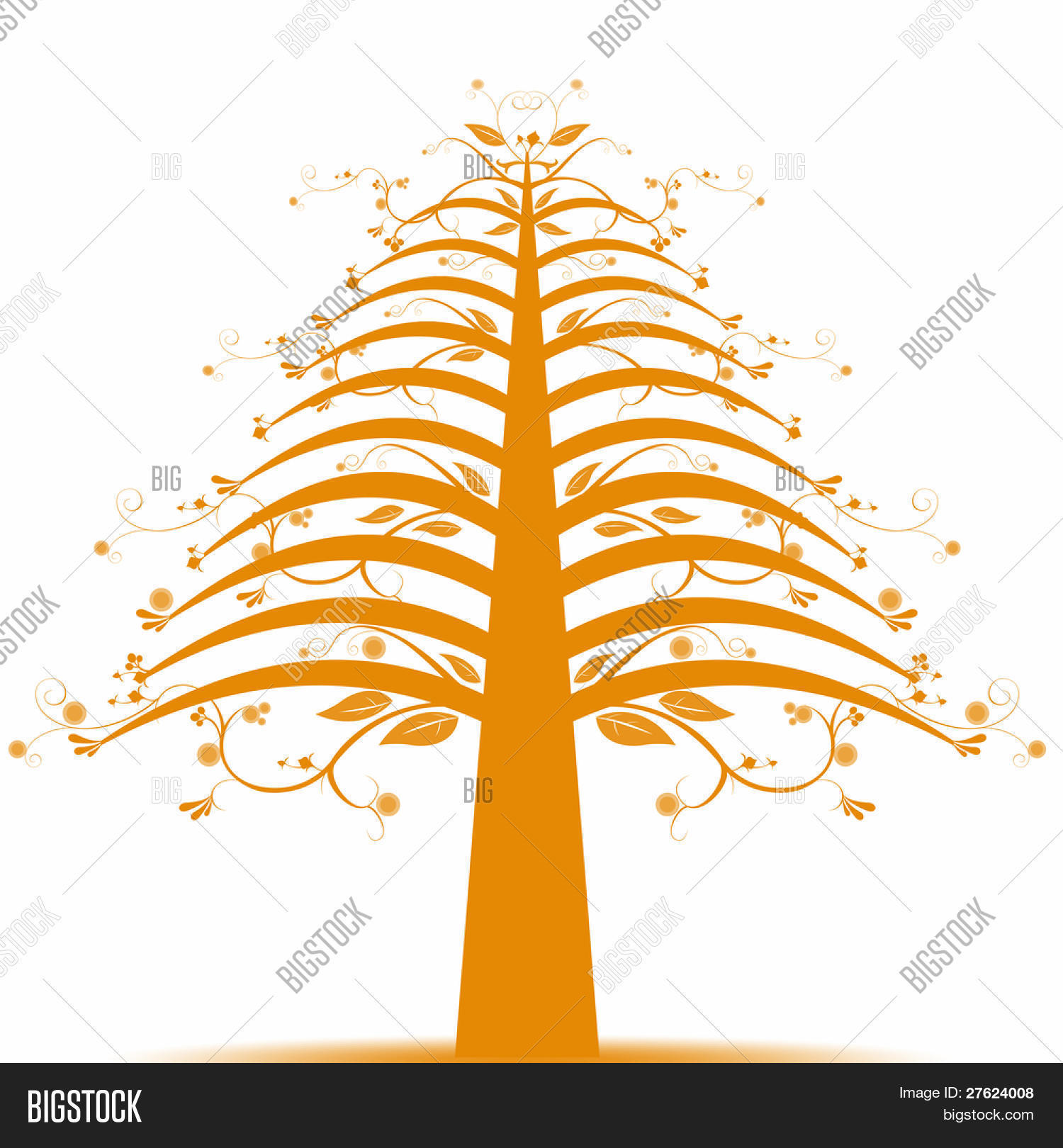 Beautiful Art Tree Vector & Photo (Free Trial) | Bigstock