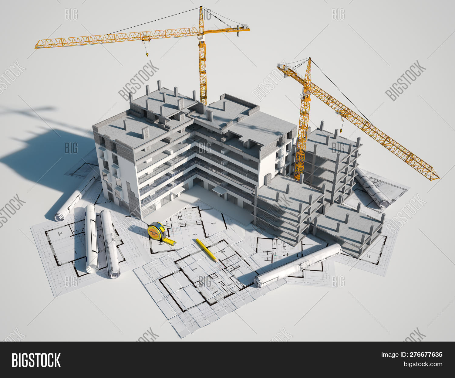 3D Rendering Building Image & Photo (Free Trial) | Bigstock