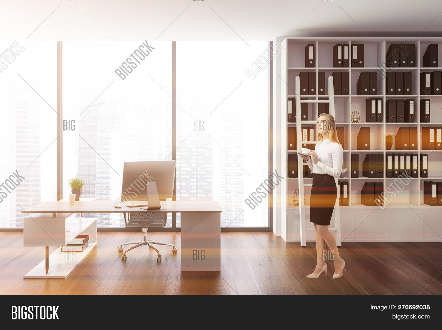 White Bookcase Ceo Image & Photo (Free Trial) | Bigstock