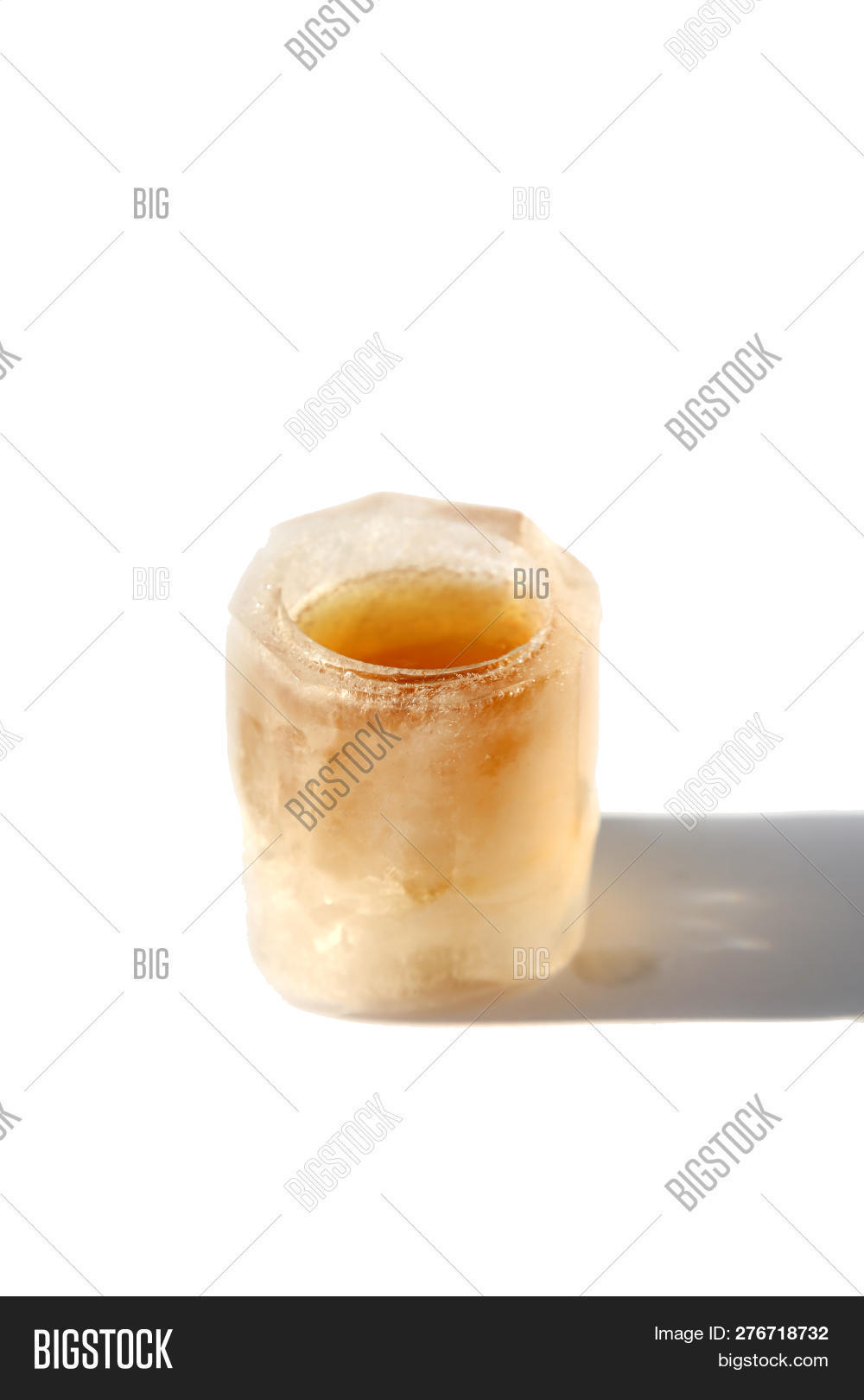 Ice Cube Shot Glass Image And Photo Free Trial Bigstock