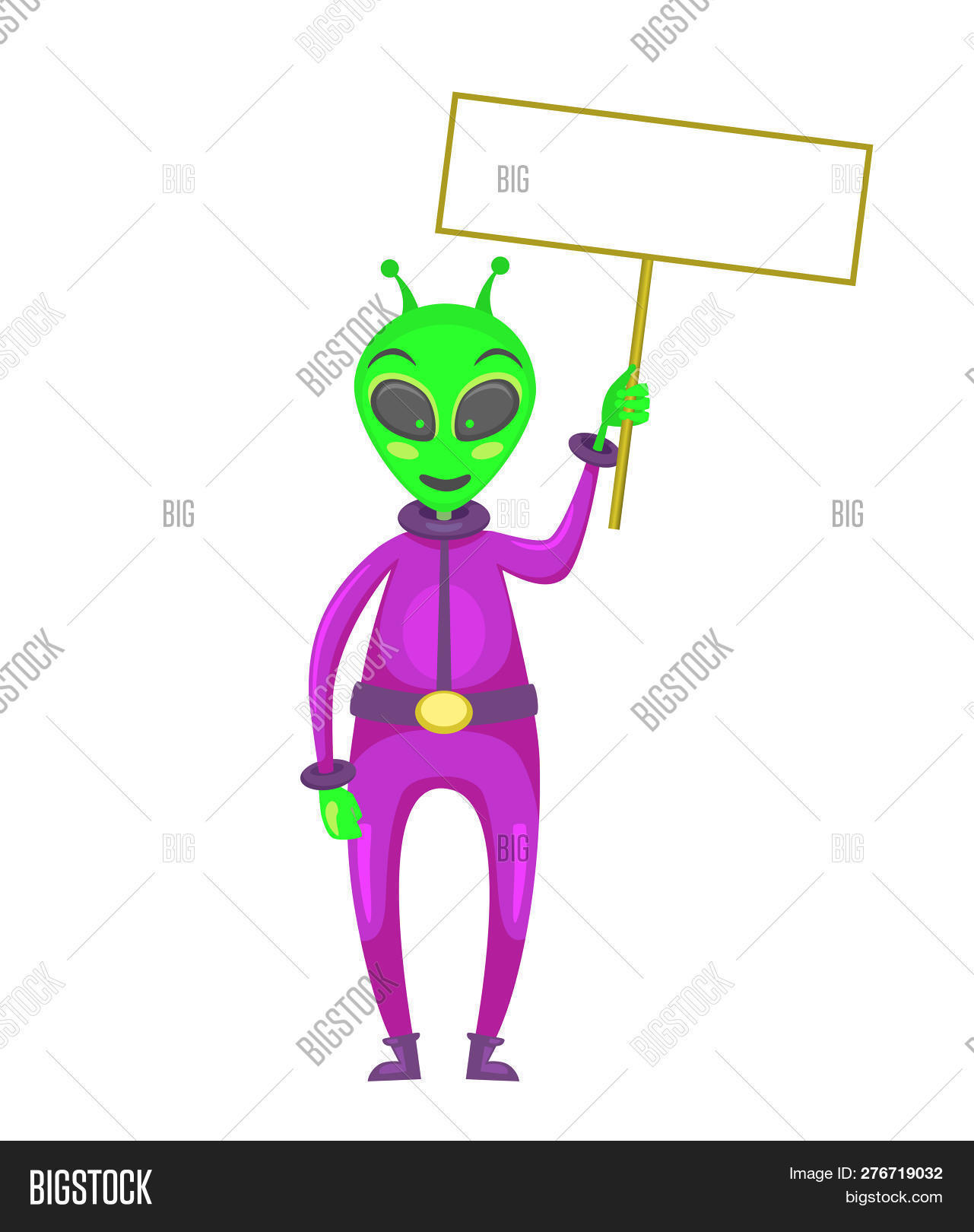 Alien Holding Blank Image & Photo (Free Trial) | Bigstock