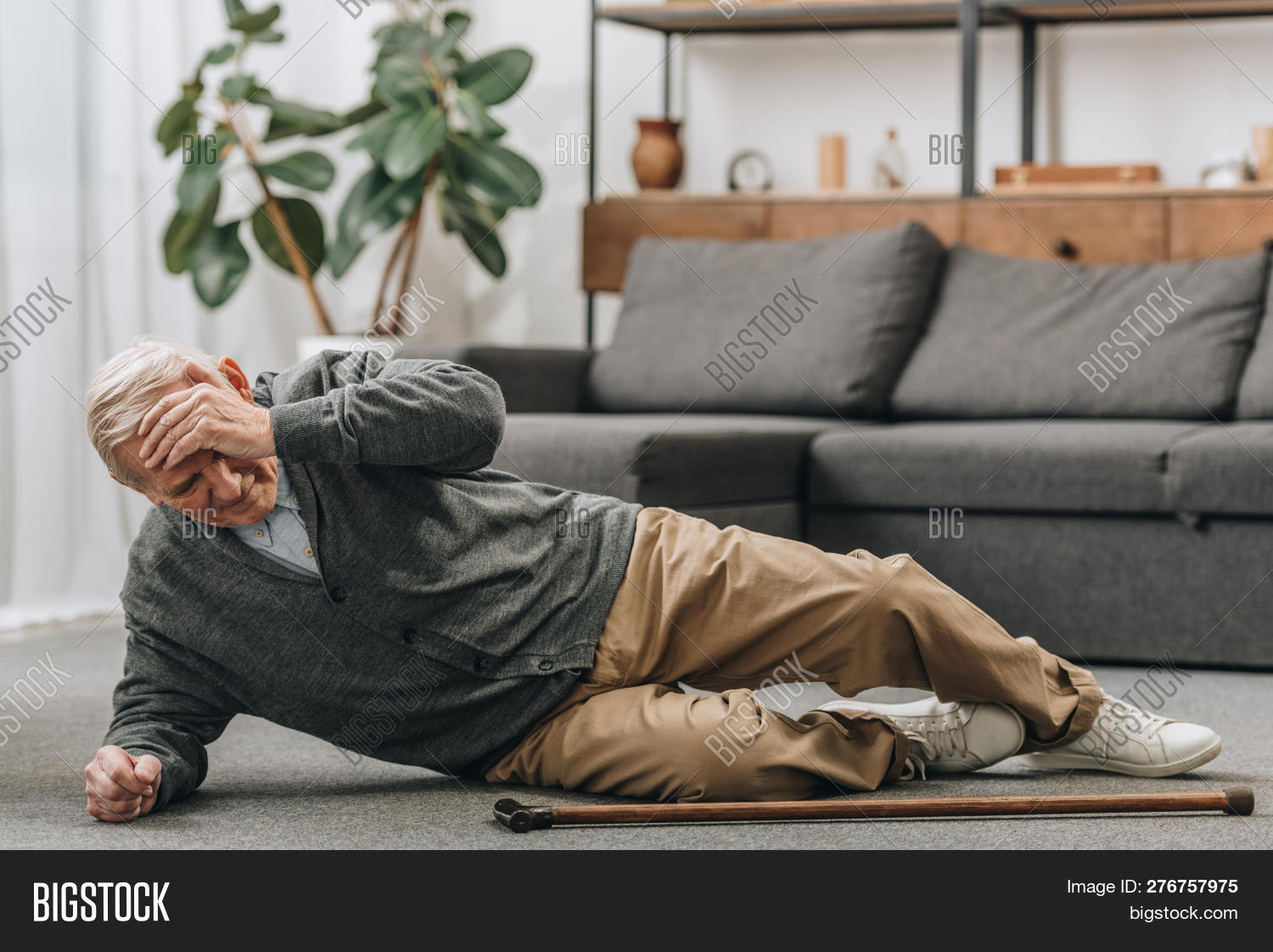 Old Men Falled Down On Image & Photo (Free Trial) | Bigstock