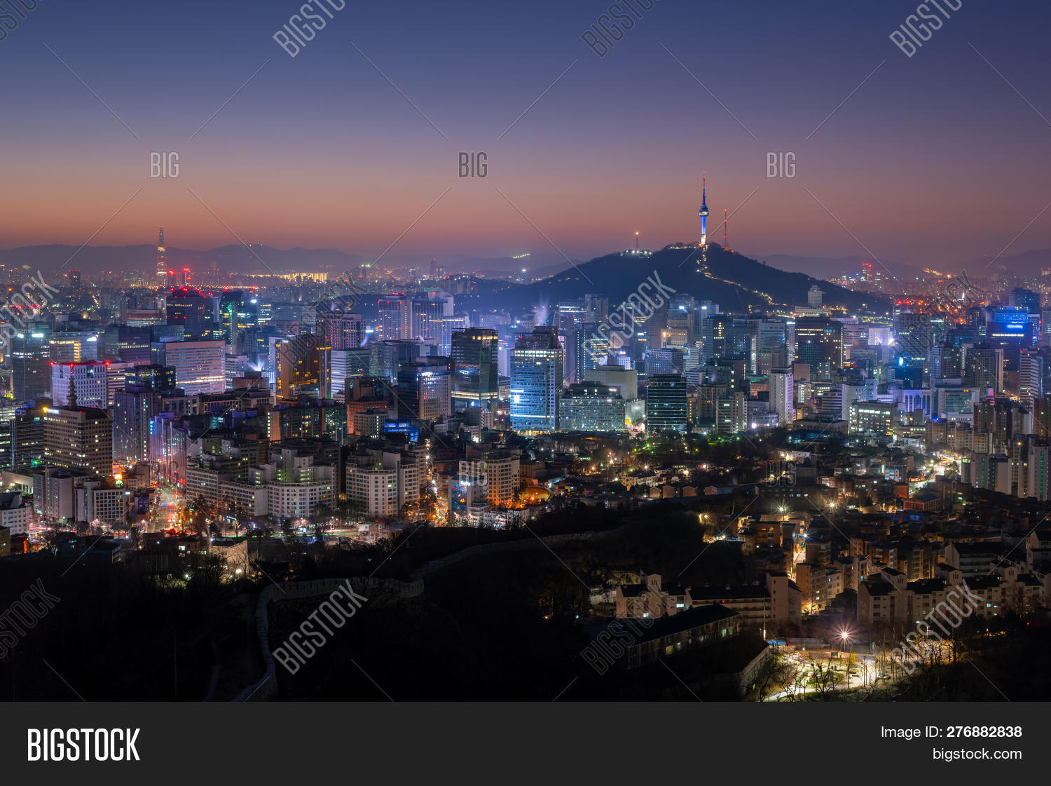 Seoul City Skyline, Image & Photo (Free Trial) | Bigstock