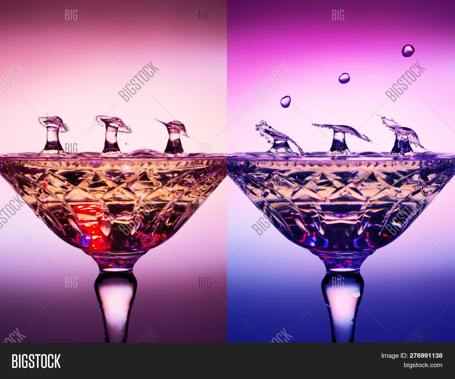 Collage Colorful Water Image & Photo (Free Trial) | Bigstock