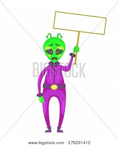 Alien Holding Blank Vector & Photo (Free Trial) | Bigstock