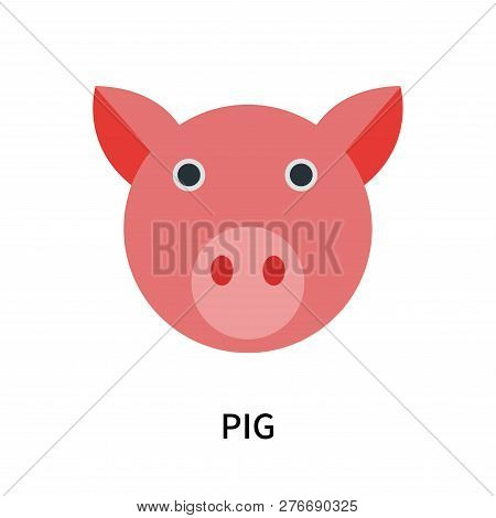 Pig Icon Isolated On Vector & Photo (Free Trial) | Bigstock