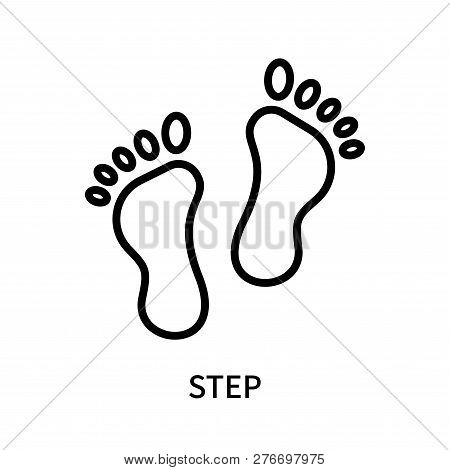 Step Icon Isolated On Vector & Photo (Free Trial) | Bigstock
