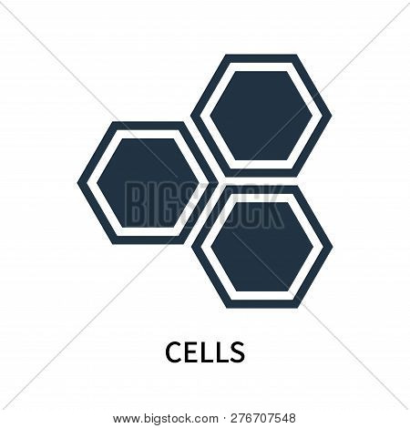 Cells Icon Isolated Vector & Photo (Free Trial) | Bigstock