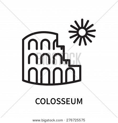 Colosseum Icon Vector & Photo (Free Trial) | Bigstock