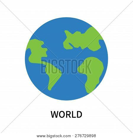 World Icon Isolated Vector & Photo (Free Trial) | Bigstock