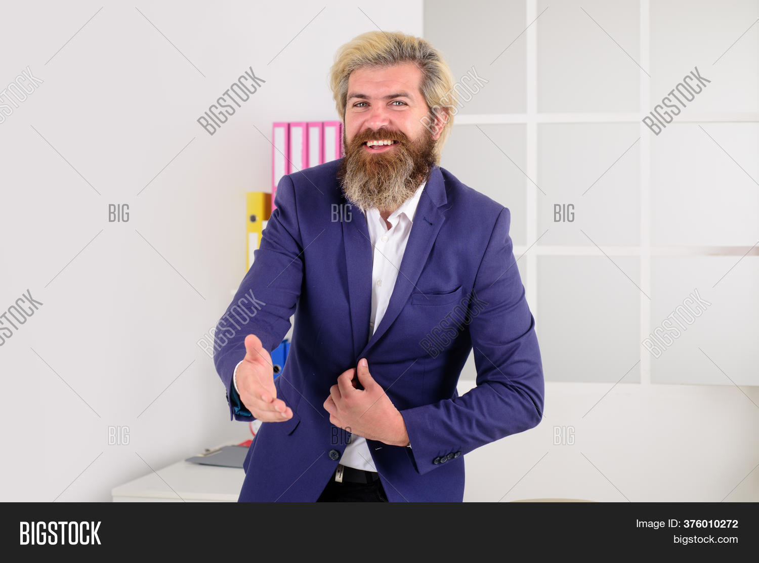 Businessman Giving Image & Photo (Free Trial) | Bigstock