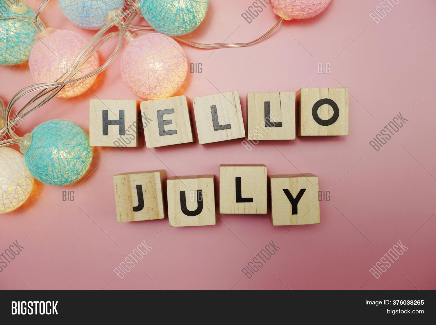 Hello July Alphabet Image & Photo (Free Trial) | Bigstock