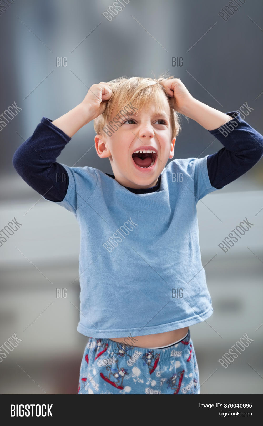 Angry Caucasian Boy Image & Photo (Free Trial) | Bigstock