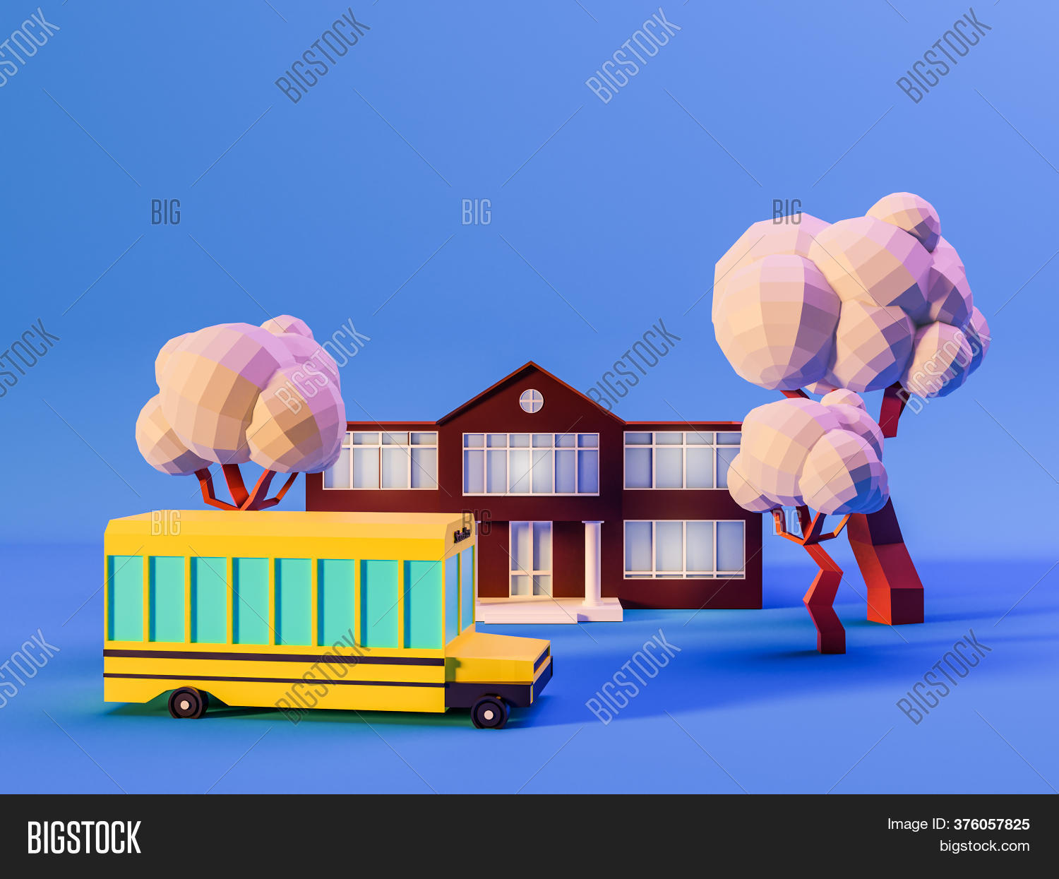 3d Render School Image & Photo (Free Trial) | Bigstock