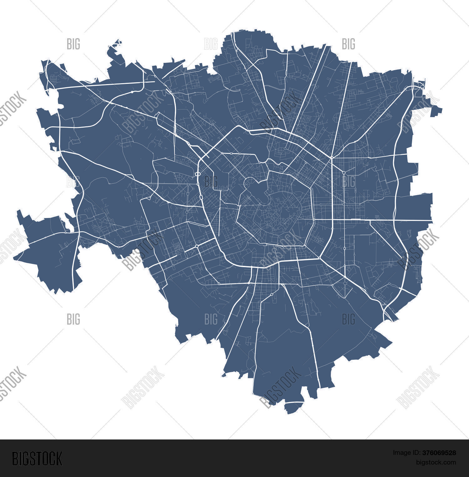 Milan Map. Detailed Vector & Photo (Free Trial) | Bigstock