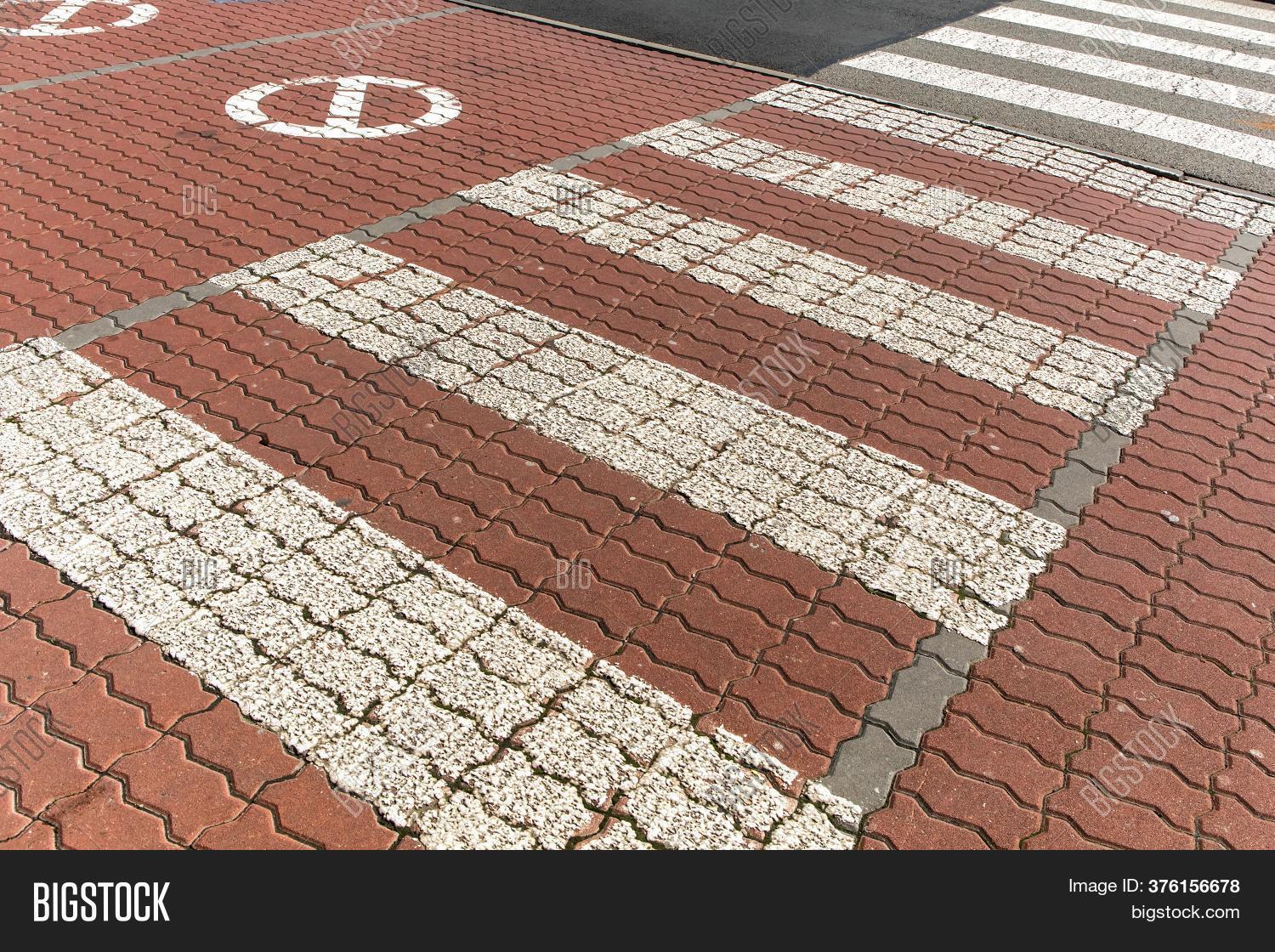 Crosswalk. Red Image & Photo (Free Trial) | Bigstock