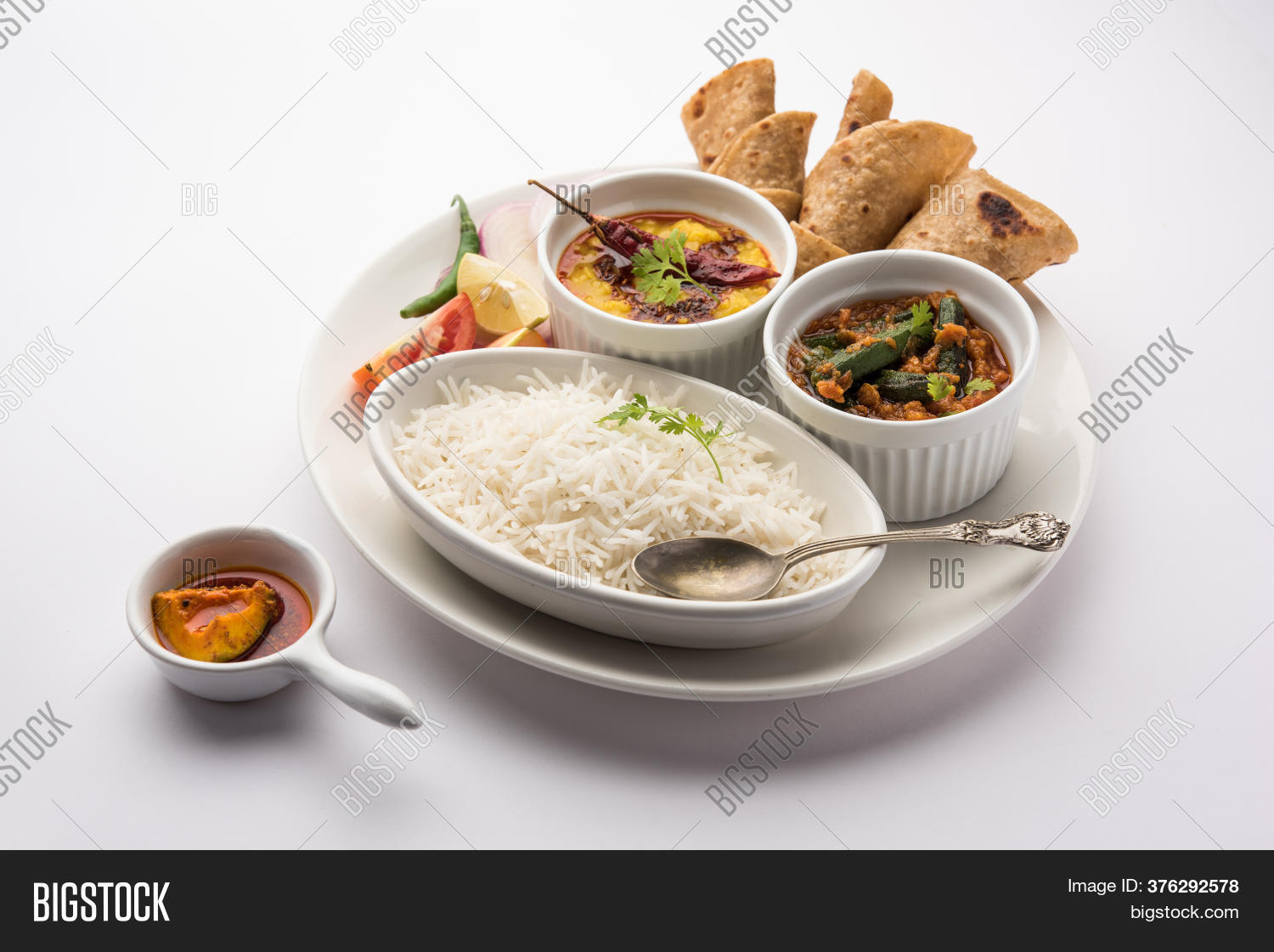 Indian Food Platter Image & Photo (Free Trial) | Bigstock
