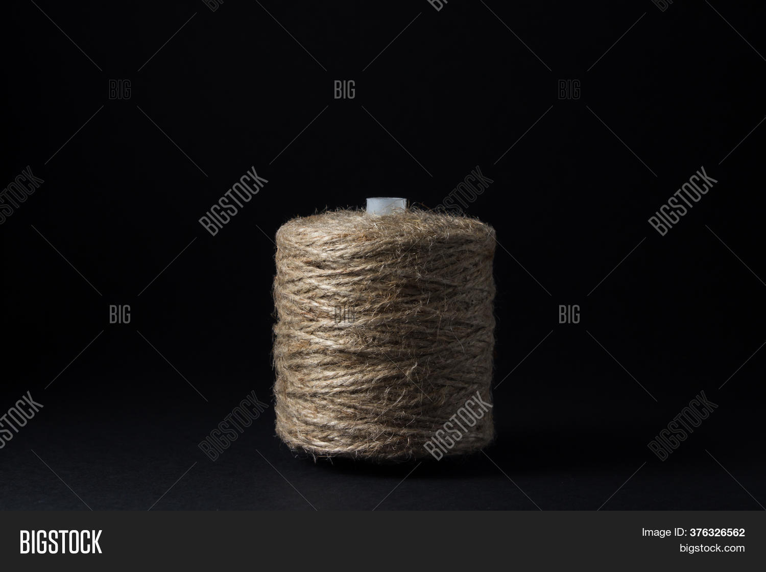 Jute Thread On Black Image & Photo (Free Trial) | Bigstock