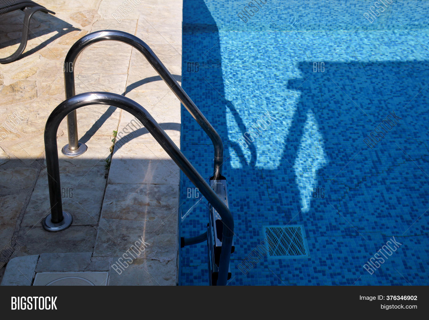 Handrail On Pool. Image & Photo (Free Trial) | Bigstock