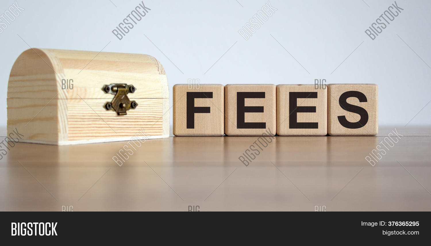 Cubes Form Word 'fees Image & Photo (Free Trial) | Bigstock