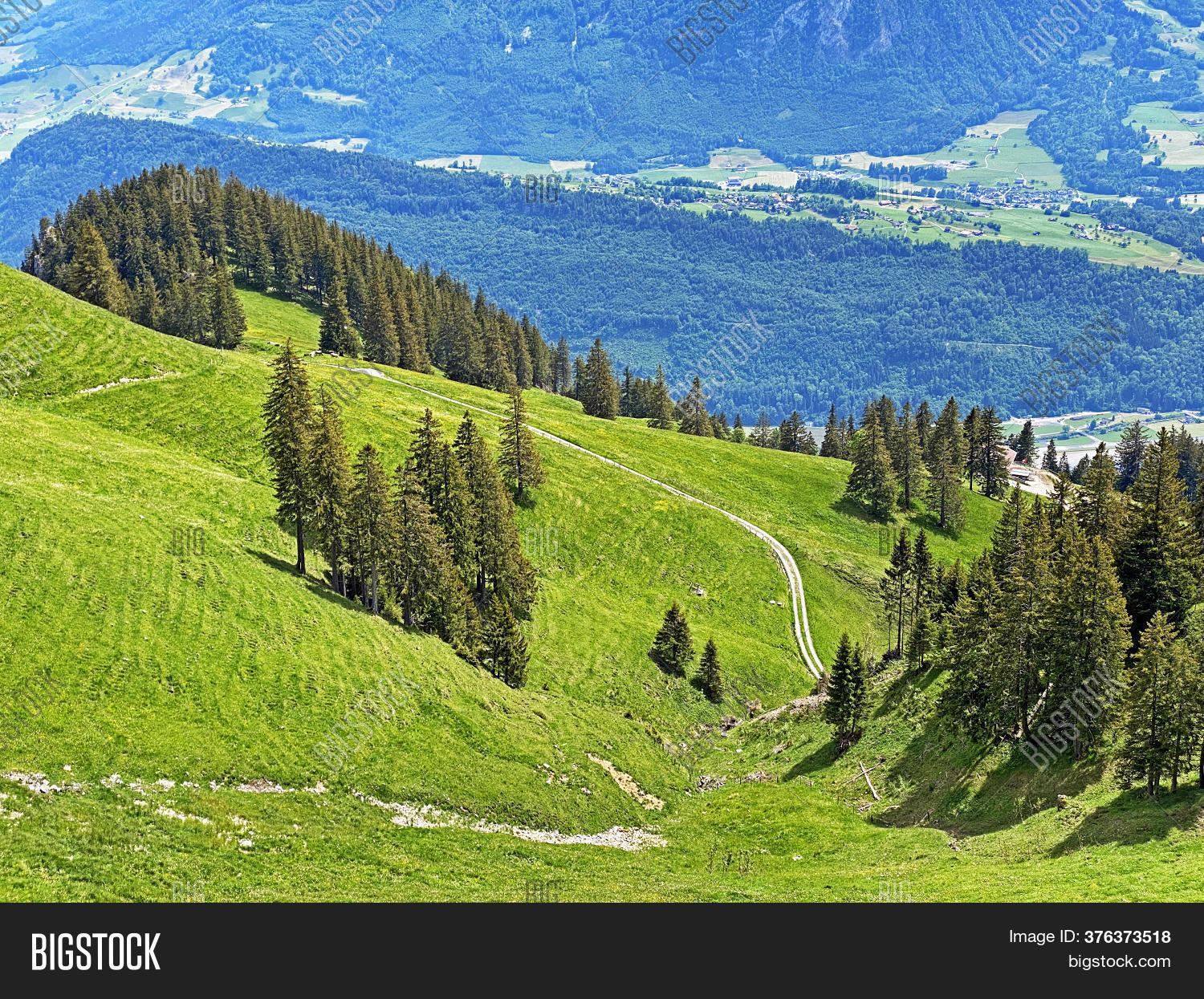 Alpine Pastures Image & Photo (Free Trial) | Bigstock