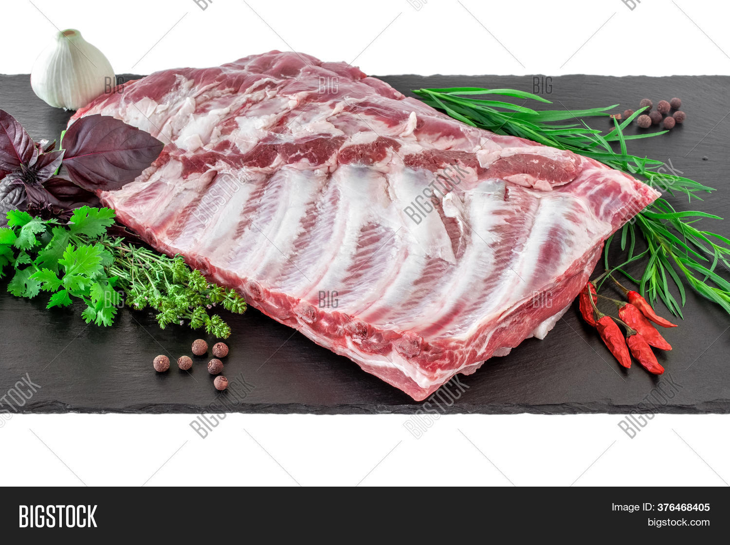 Raw Pork Ribs Image & Photo (Free Trial) | Bigstock