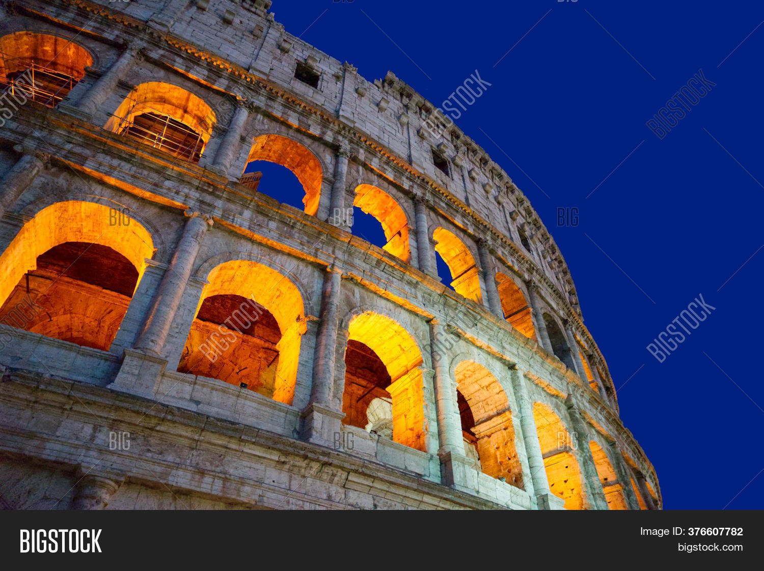 Roman Colosseum Night Image & Photo (Free Trial) | Bigstock