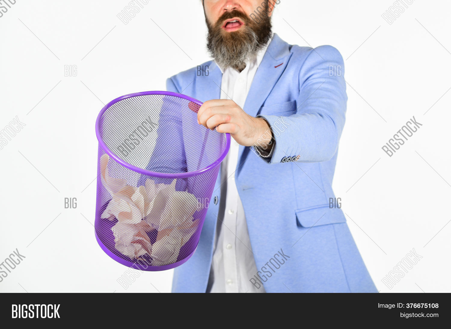 Business Trash. Man Image & Photo (Free Trial) | Bigstock