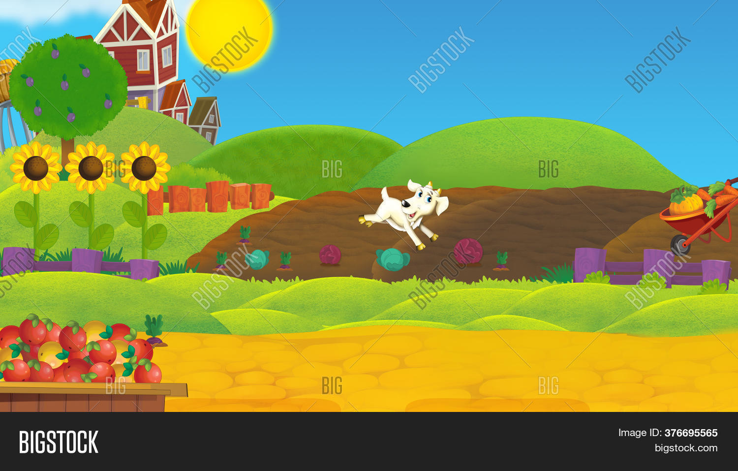 Cartoon Farm Ranch Image & Photo (Free Trial) | Bigstock