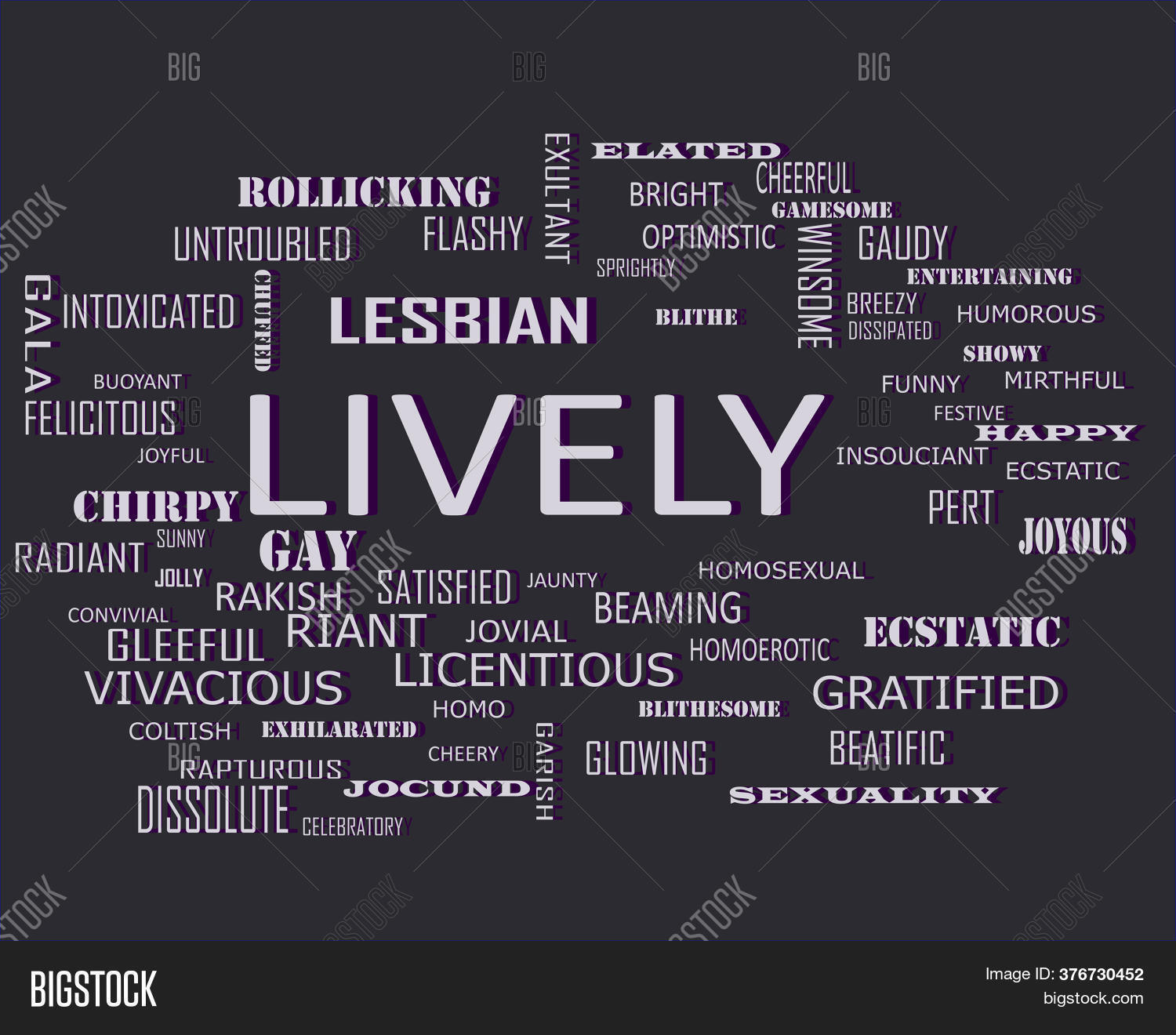 Lively Word Which Vector & Photo (Free Trial) | Bigstock