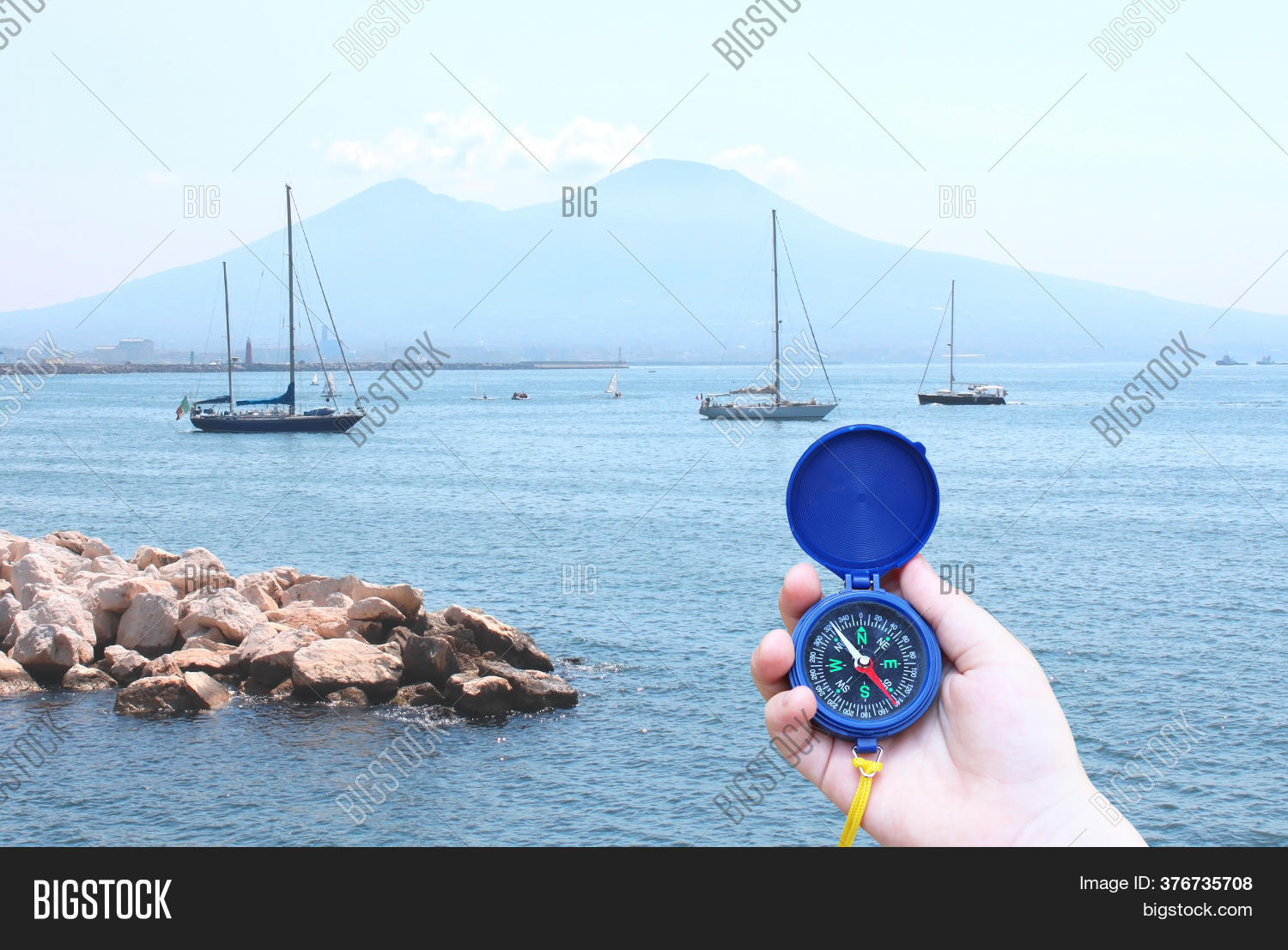 Compass Hand On Image & Photo (Free Trial) | Bigstock