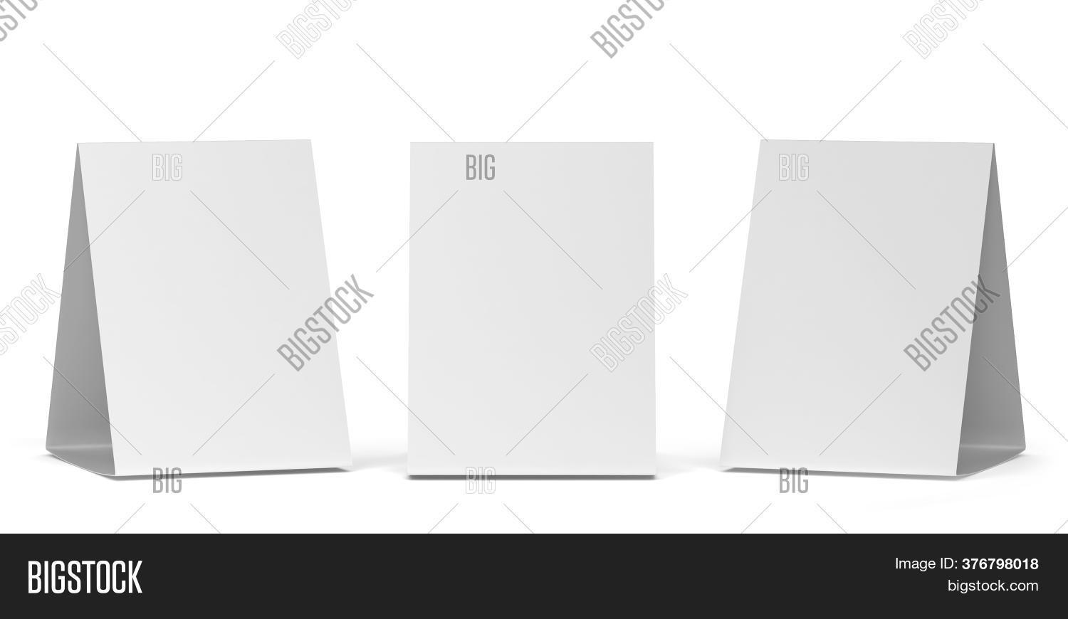 Blank Table Tent Image & Photo (Free Trial) | Bigstock