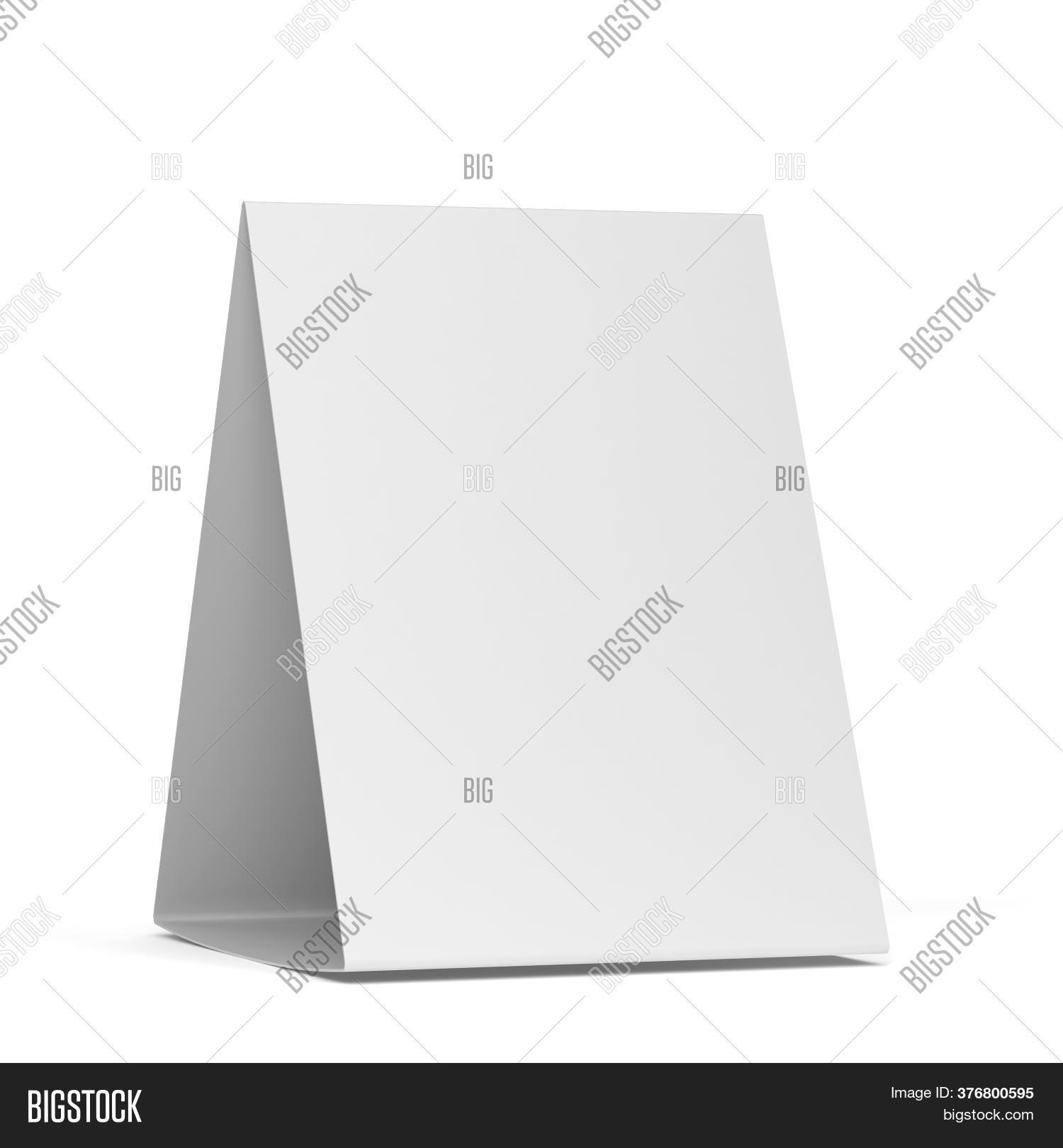 Blank Table Tent Image & Photo (Free Trial) | Bigstock