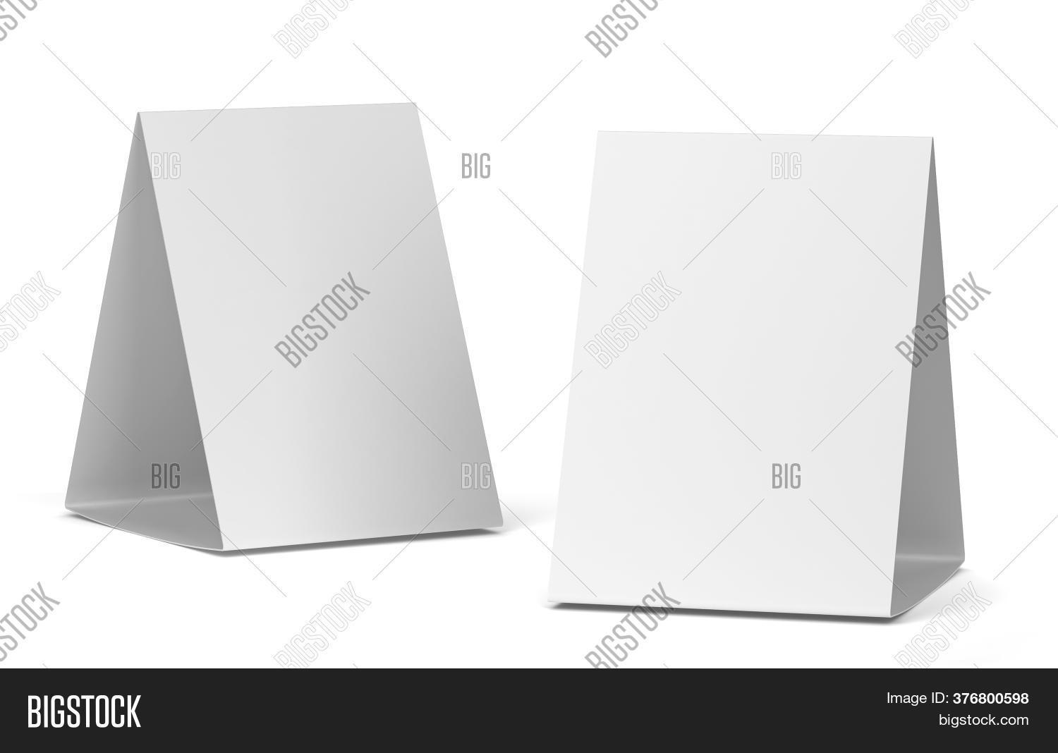 Blank Table Tent Image & Photo (Free Trial) | Bigstock