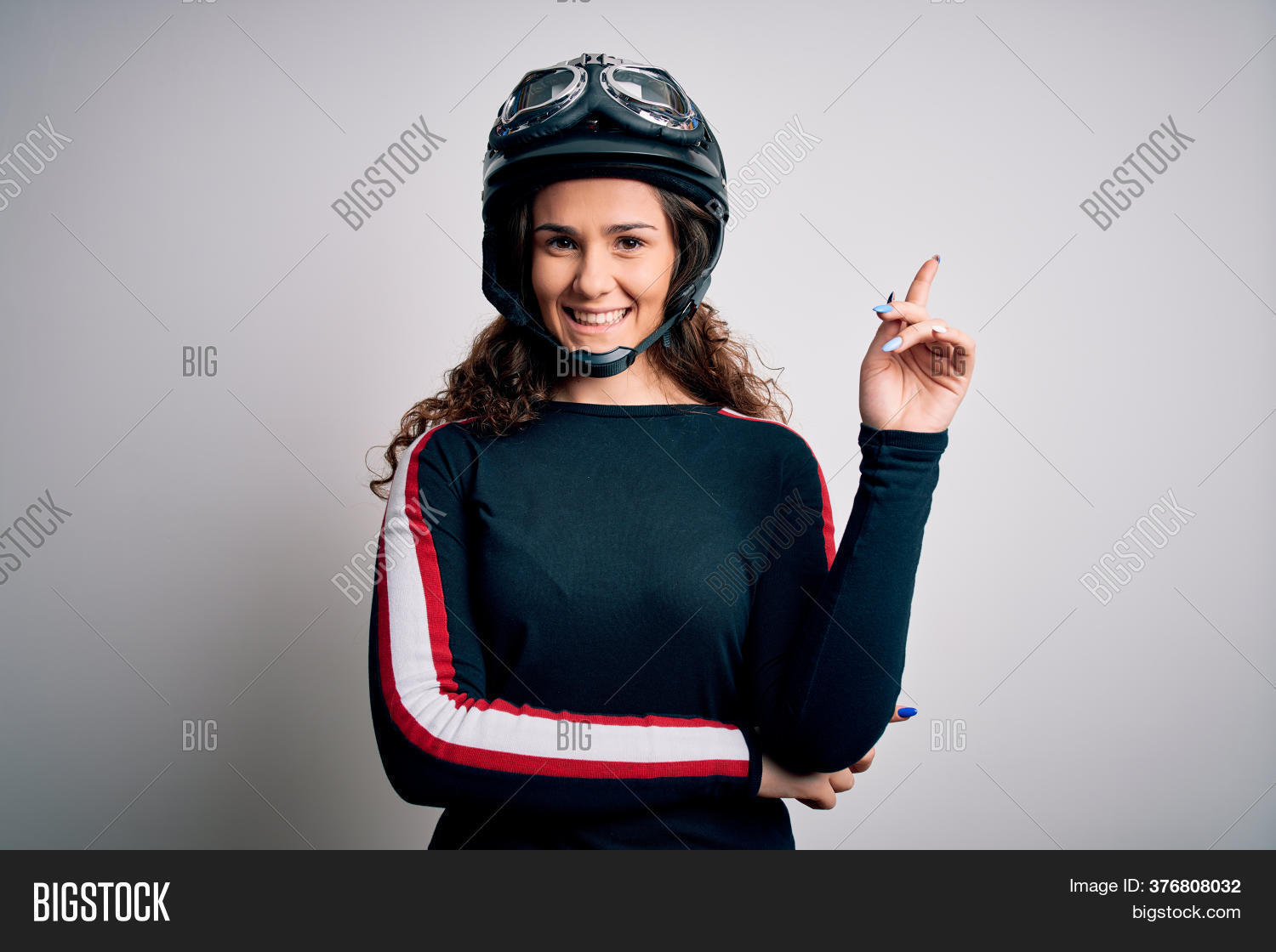Beautiful Motorcyclist Image & Photo (Free Trial) | Bigstock