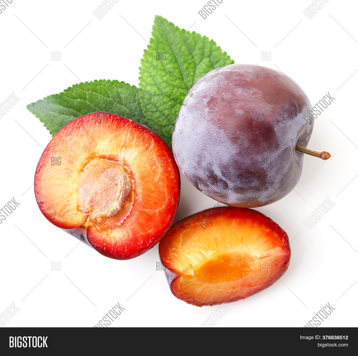 Plums Whole, Half Image & Photo (Free Trial) | Bigstock