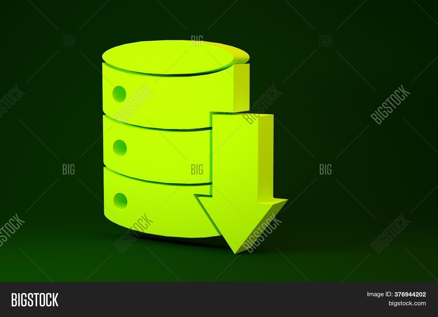 Yellow Server, Data, Image & Photo (Free Trial) | Bigstock