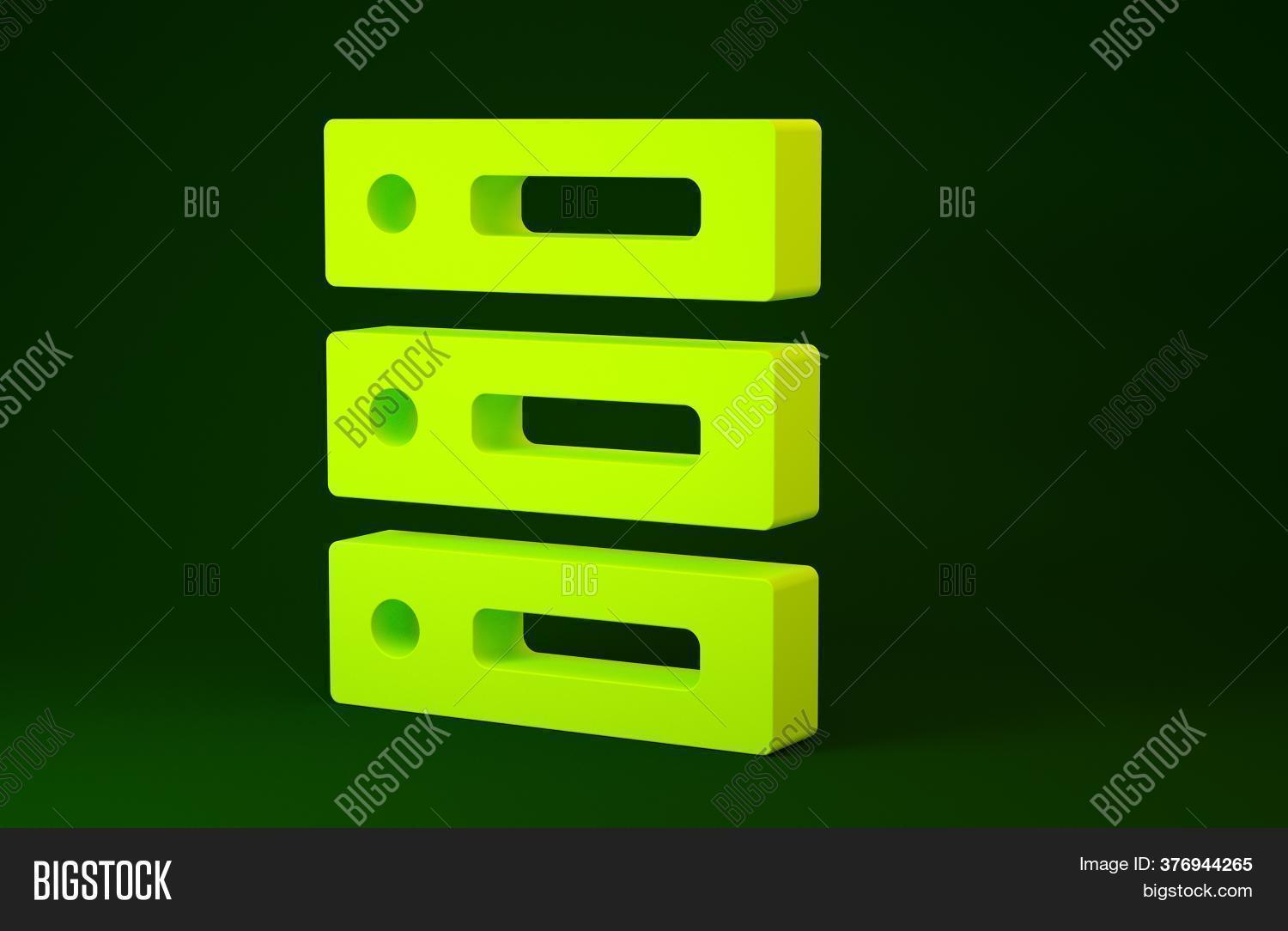 Yellow Server, Data, Image & Photo (Free Trial) | Bigstock