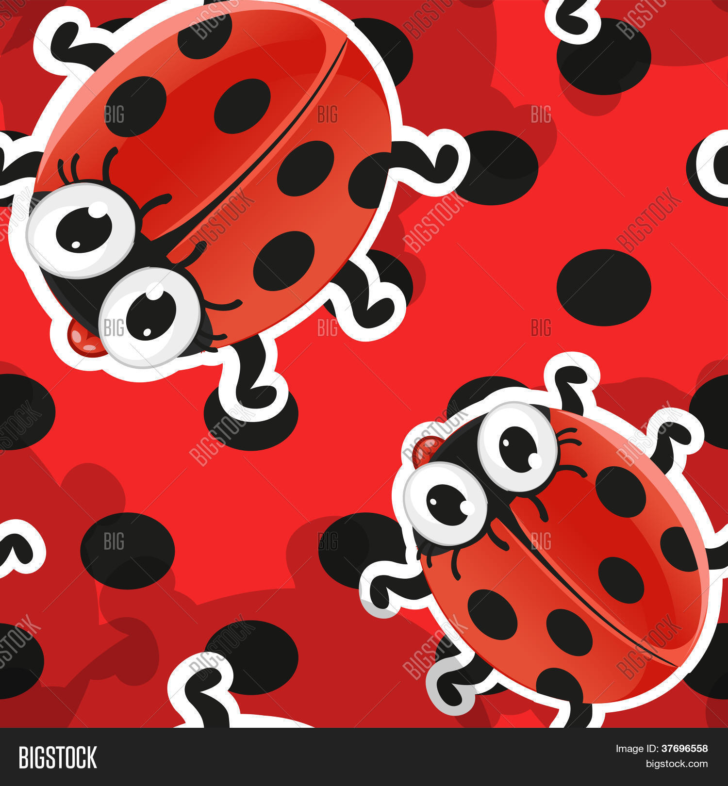 Red Background Cute Vector & Photo (Free Trial) | Bigstock