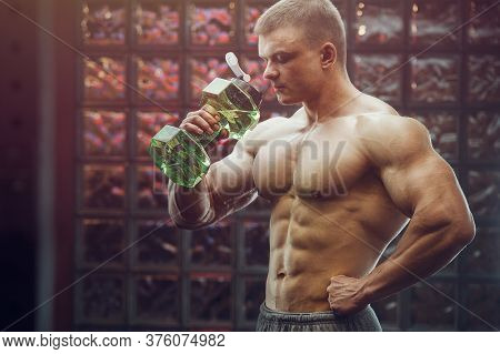 Bodybuilder Drinking Image & Photo (Free Trial) | Bigstock