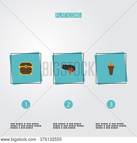 Set Corsair Icons Vector & Photo (Free Trial) | Bigstock