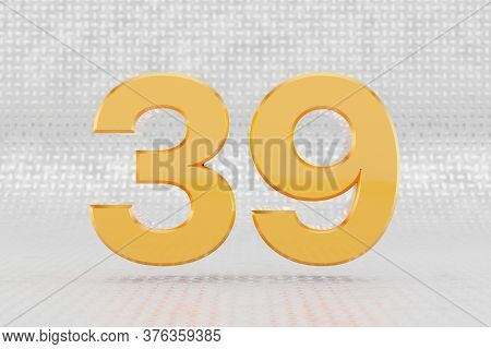 Yellow 3d Number 39. Image & Photo (Free Trial) | Bigstock