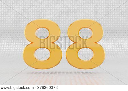 Yellow 3d Number 88. Image & Photo (Free Trial) | Bigstock