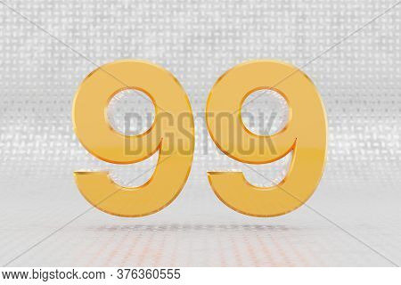 Yellow 3d Number 99. Image & Photo (Free Trial) | Bigstock